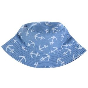 Accessories | Mens Anchor Dark Blue 10 Cotton Bucket Hat | Poshmark